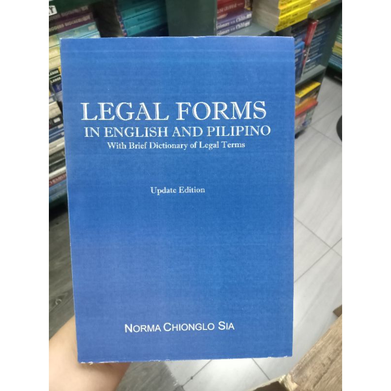 Legal Forms In English and Filipino | Shopee Philippines