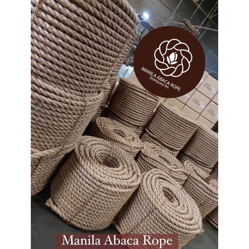 MANILA ABACA ROPE PER ROLL Lenght 180meters | Shopee Philippines