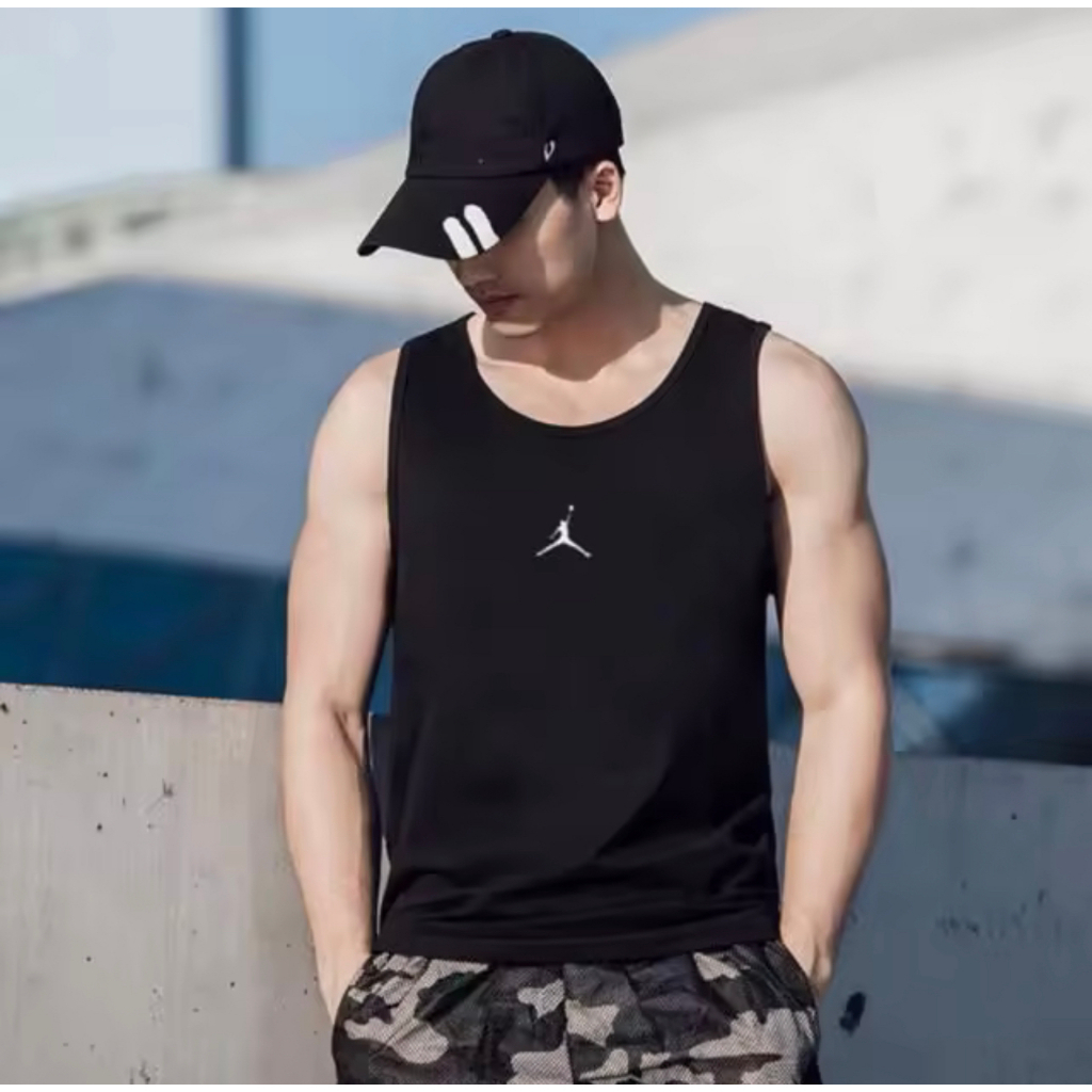 Jordan Muscle Tee Plain Sando for Men | Shopee Philippines