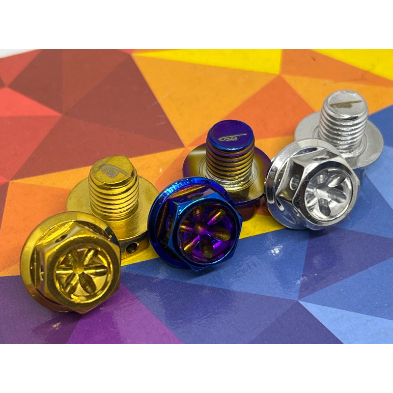 Honda Click , Adv, PCX, Raider Sidemirror Bolts flower type (2pcs ...