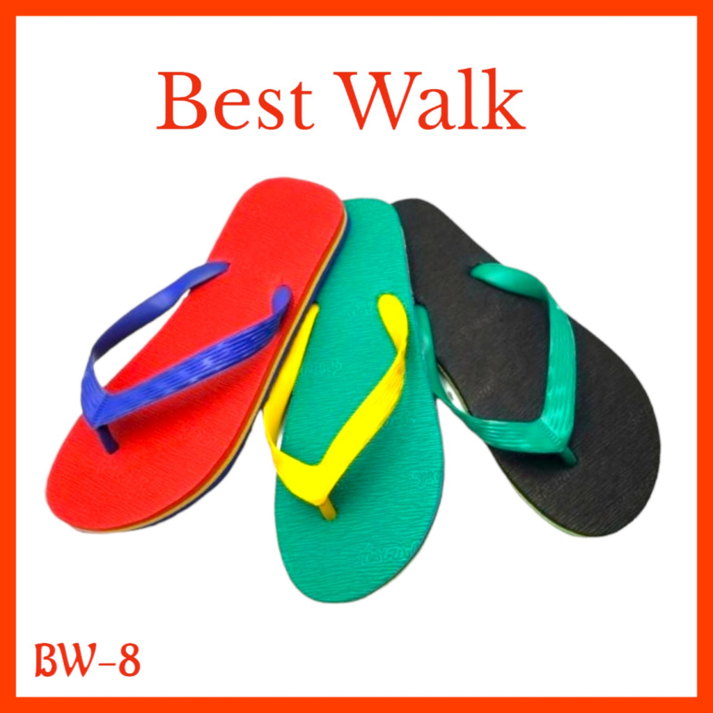 Best Walk 'BW-8' Children, Ladies and Men rubber Slippers/flip-flops ...
