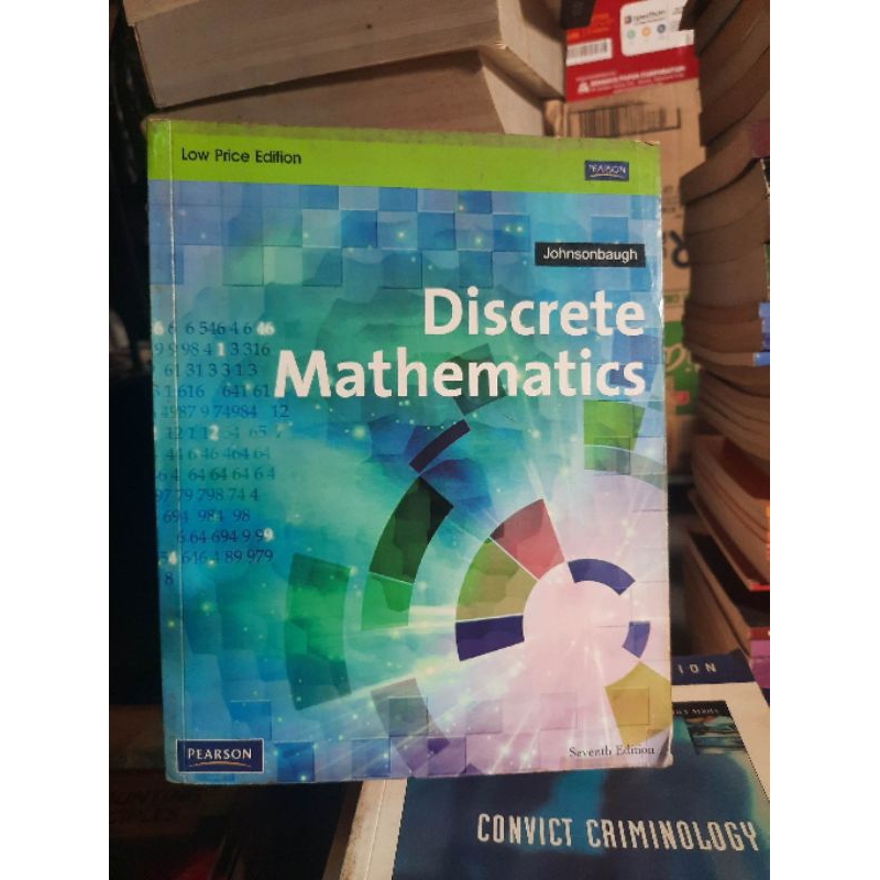 Discrete Mathematics - PEARSON - Seventh Edition | Shopee Philippines
