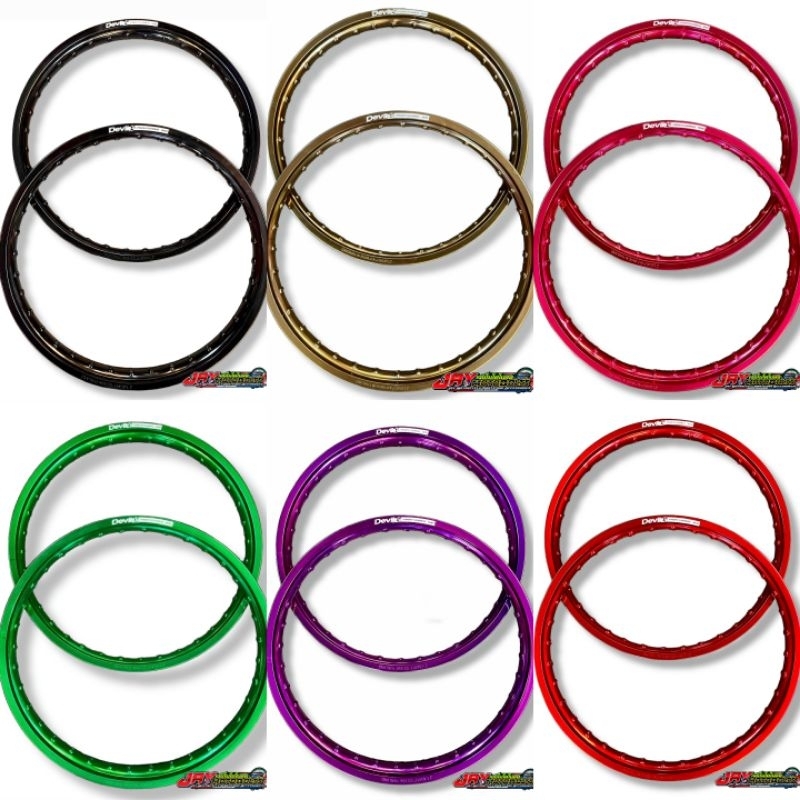 ☑️DEVIL RIM THAILAND PAIR 1.2-1.4x17 BROKEN SIZE | Shopee Philippines