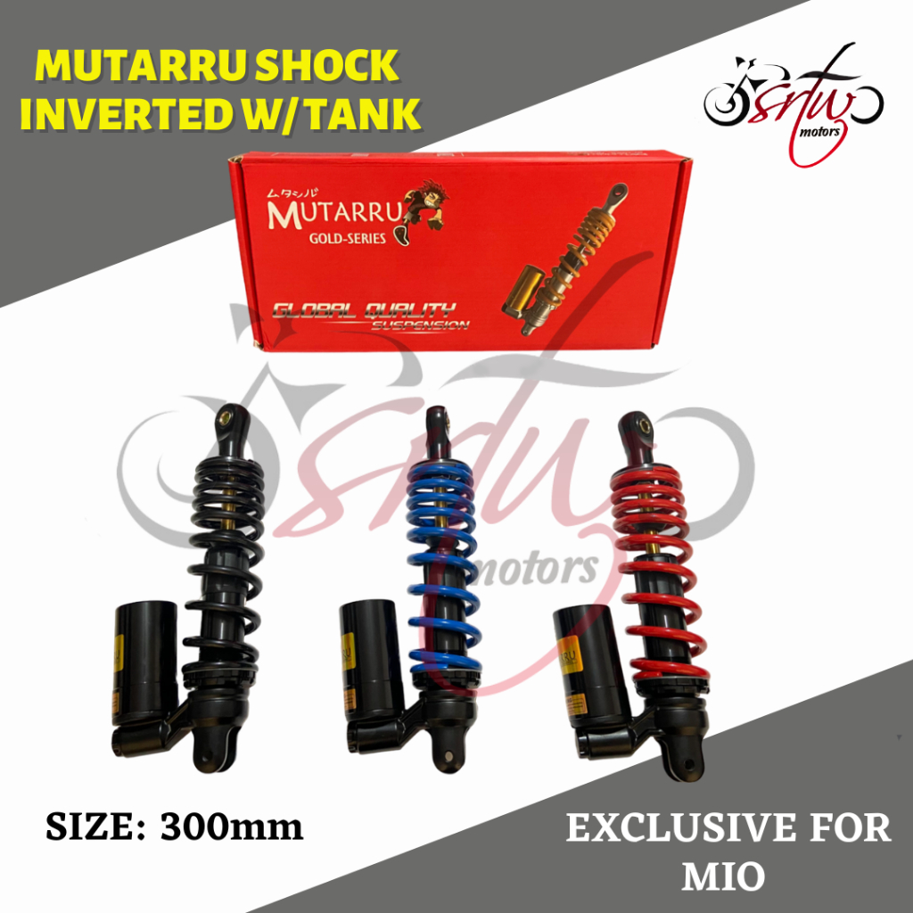 SRTW Mutarru Shock Inverted with Tank 300mm MIO I 125/MIO SPORTY/CLICK ...