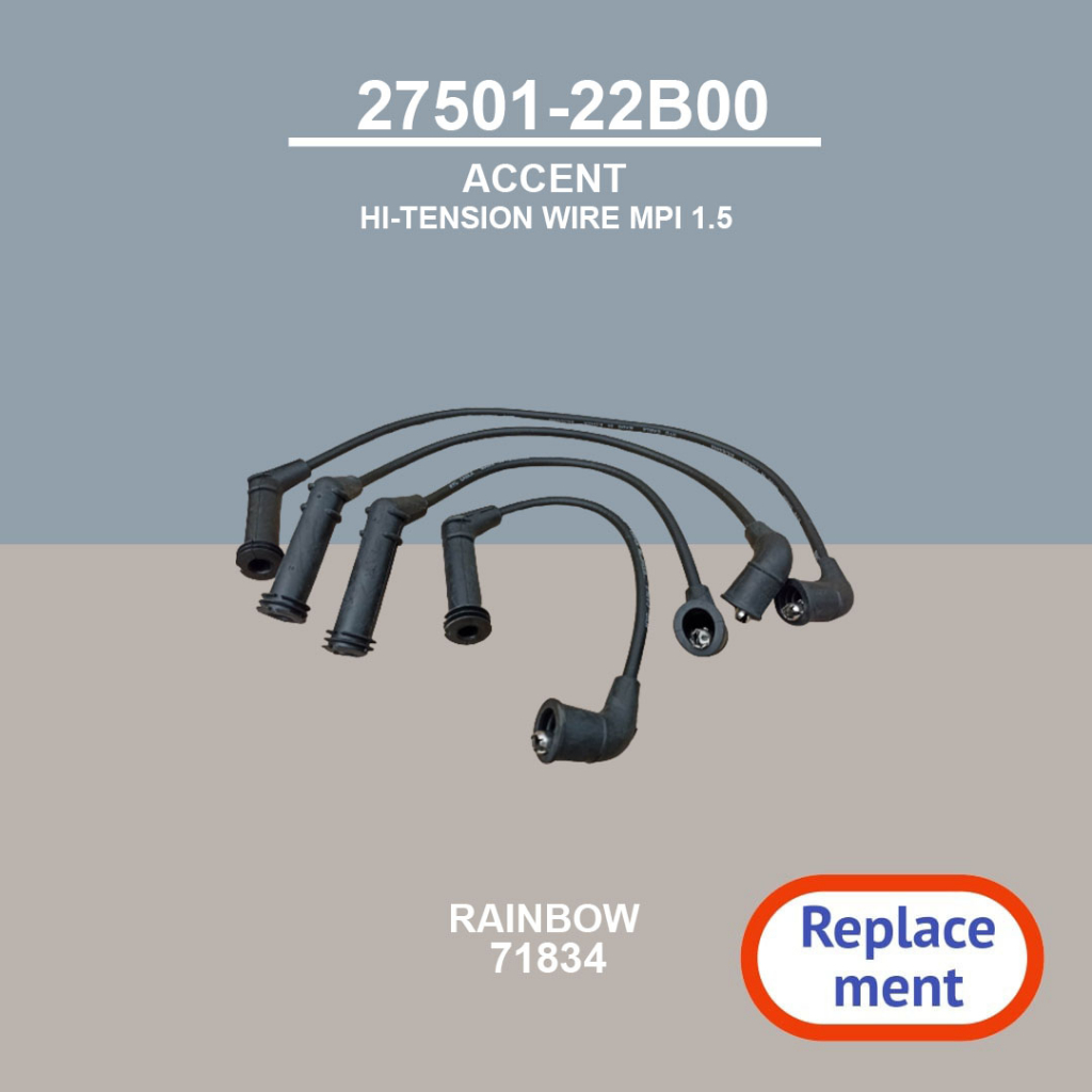 Hi Tension Wire for HYUNDAI Accent (MPI 1.5) [Replacement] Part #;27501 ...