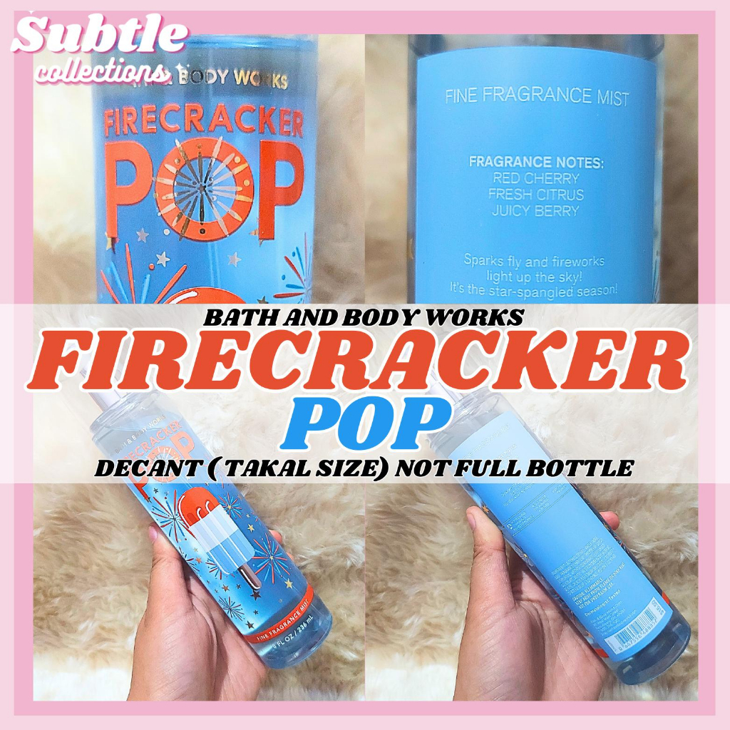 𝙁𝙄𝙍𝙀𝘾𝙍𝘼𝘾𝙆𝙀𝙍 𝙋𝙊𝙋 - 𝘽𝘽𝙒 𝘿𝙚𝙘𝙖𝙣𝙩 𝙁𝙧𝙖𝙜𝙧𝙖𝙣𝙘𝙚 𝙍𝙚𝙛𝙞𝙡𝙡 1𝙢𝙡/3𝙢𝙡/5𝙢𝙡/10𝙢𝙡 𝘿𝙚𝙘𝙖𝙣𝙩 ...