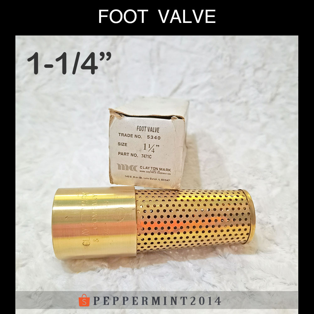 Foot Valve Clayton Mark Trade no 5340 High Quality Maintain Prime ...