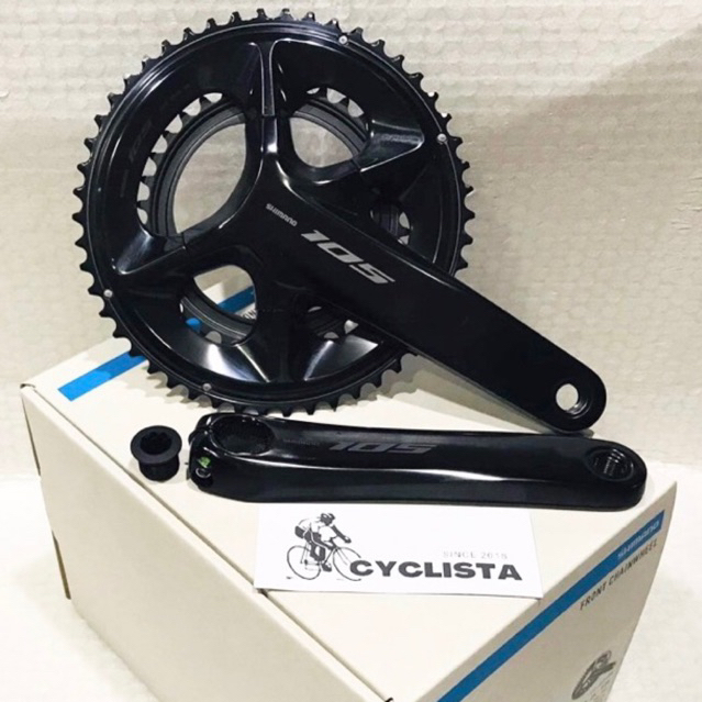 SHIMANO 105 FC-R7100 2X12 SPEED Hollowtech II Road Crankset(without ...