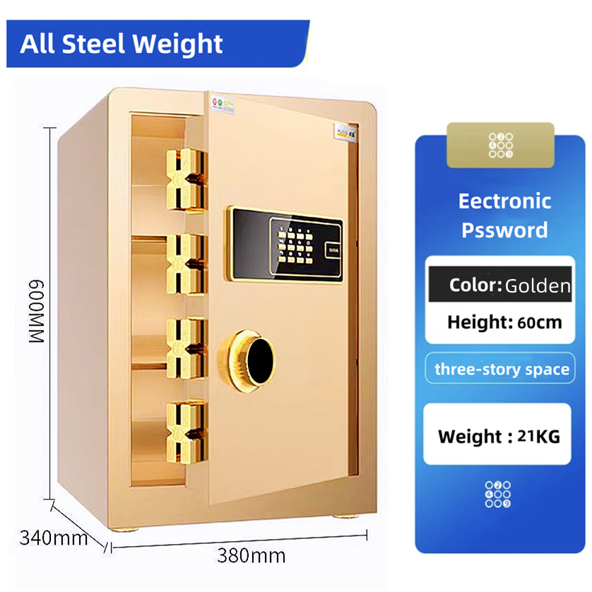 Luxury Digital Depository Cash Fireproof Safe Box Brand New Safe Electronic Digital Safety Vaul ...