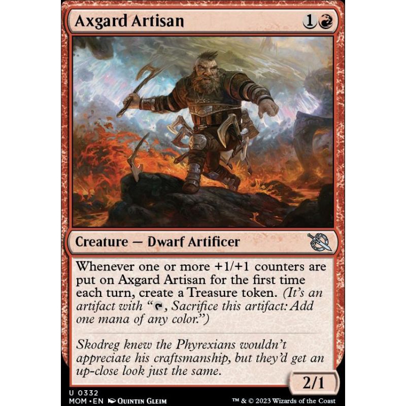 Axgard Artisan - MOM - Uncommon - MTG Cards (WotC) | Shopee Philippines