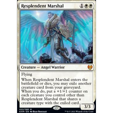 Resplendent Marshal Mythic Kaldheim Magic the Gathering MTG Trading ...