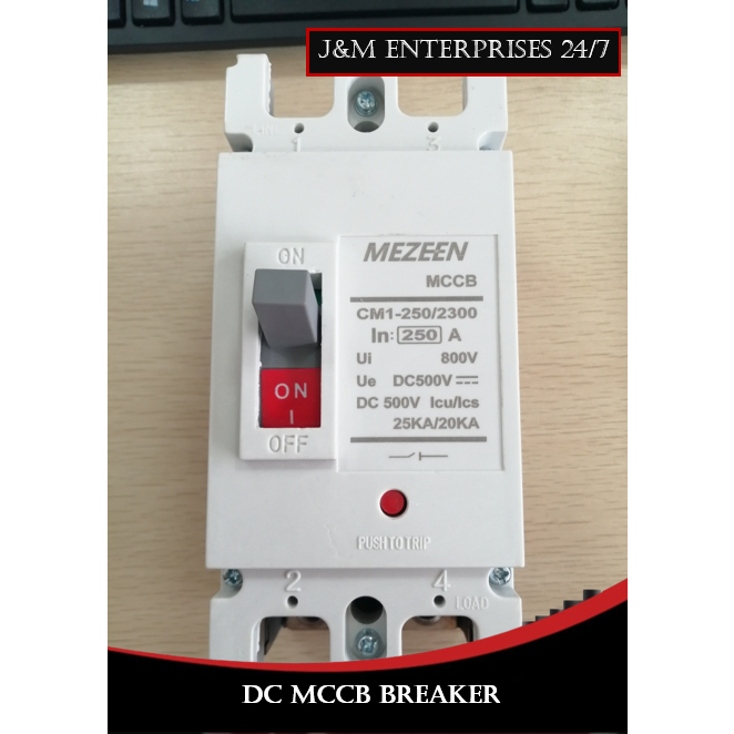 DC MCCB 100A 125A 160A 250A Best Quality Breaker 2P Solar | Shopee ...