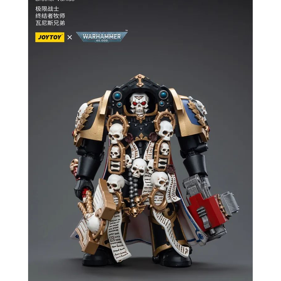 JOYTOY 1/18 WH40K Ultramarines Terminator Chaplain Brother Vanius ...