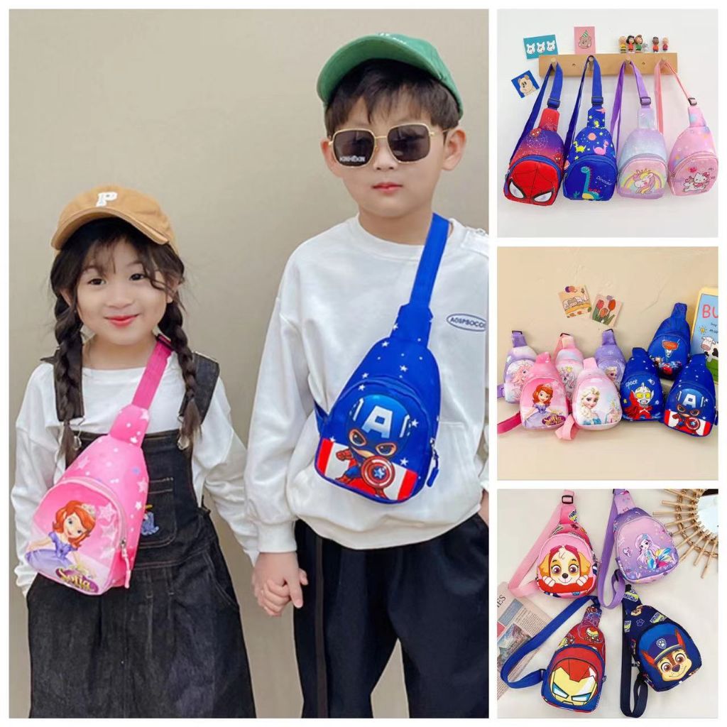 NEW Cartoon Crossbody Bags Children Cute Shoulder Bag Cute Casual Chest ...