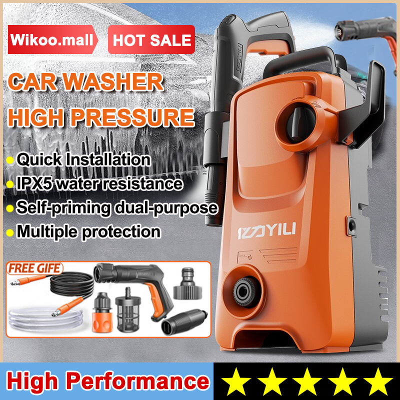 Portable High Pressure Washer Super Power Home Car Washer Heavy Duty ...