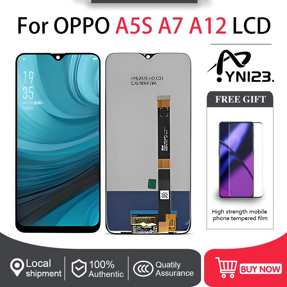 For OPPO A5S A7 AX7 A7N A12 AX5 Realme 3 Mobile LCD Digital Touch ...