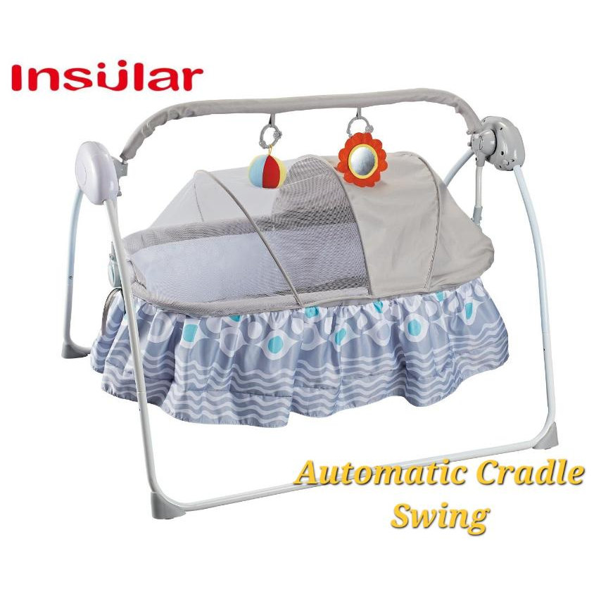 Foldable Baby Automatic Cradle Swing With Remote Baby Electric Rocking ...