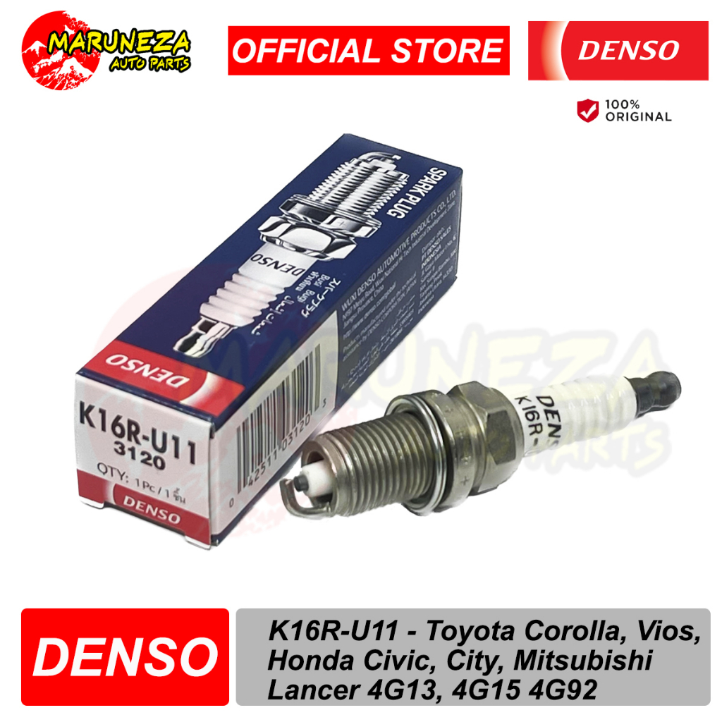 DENSO Sparkplug K16R-U11 | Shopee Philippines