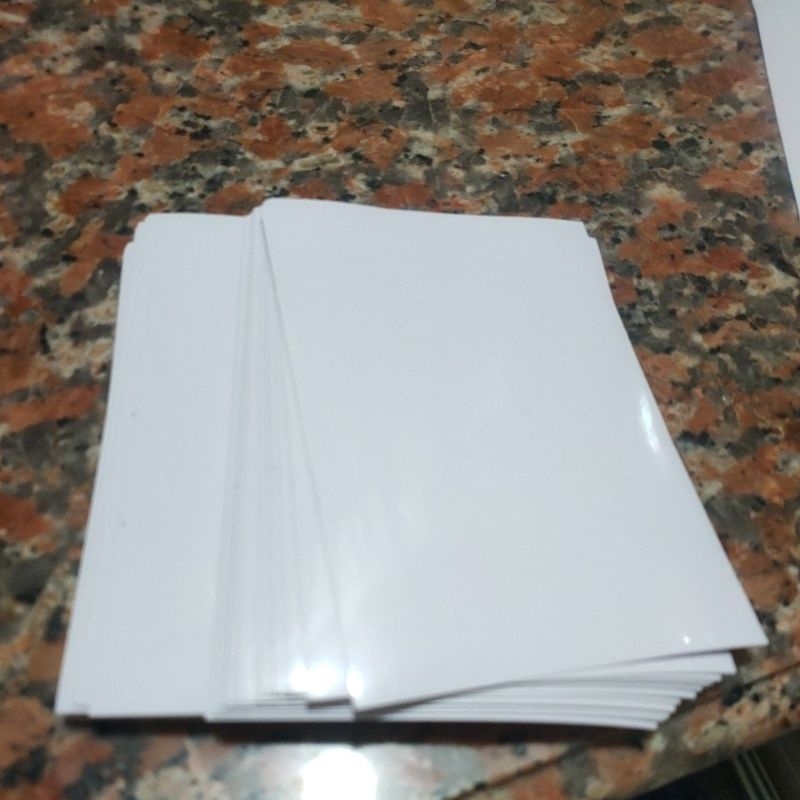 50pcs 3x4/A6 Pre-cut Blank High Gloss/Satin Sticker for Sealing ...