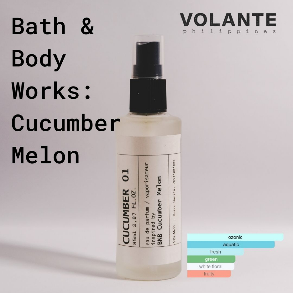 Cucumber 01 Women VOLANTE Oil-Based Inspired Perfume Fresh | Shopee ...