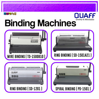 Quaff Binding Machine A4 Size Heavy Duty Binder | Shopee Philippines