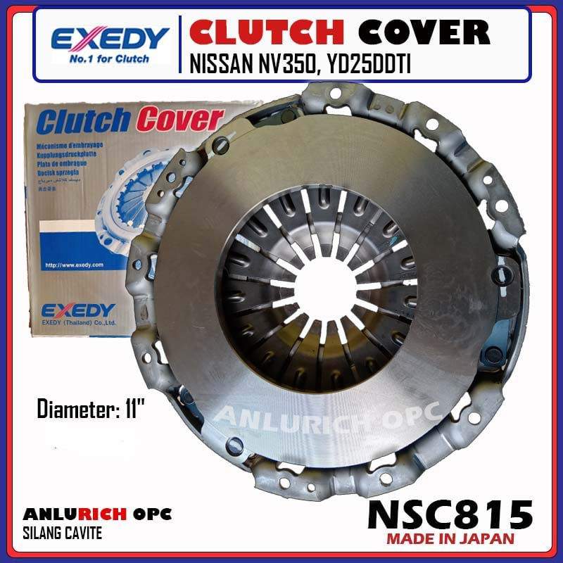 EXEDY CLUTCH COVER 11" for NISSAN NV350, YD25DDTI PART NO. NSC815 / NSC ...