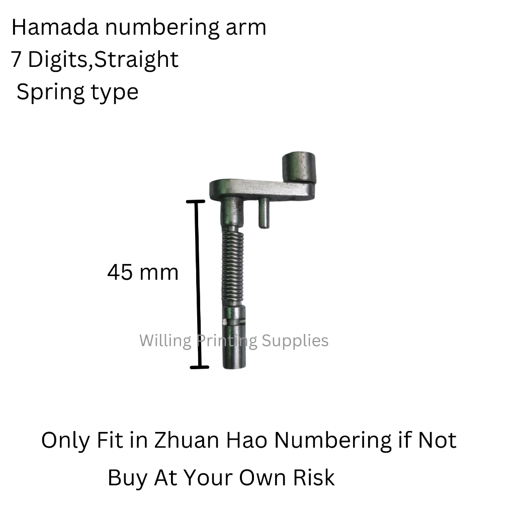 Hamada Numbering Arm (7 Digits) Straight Spring Type | Shopee Philippines