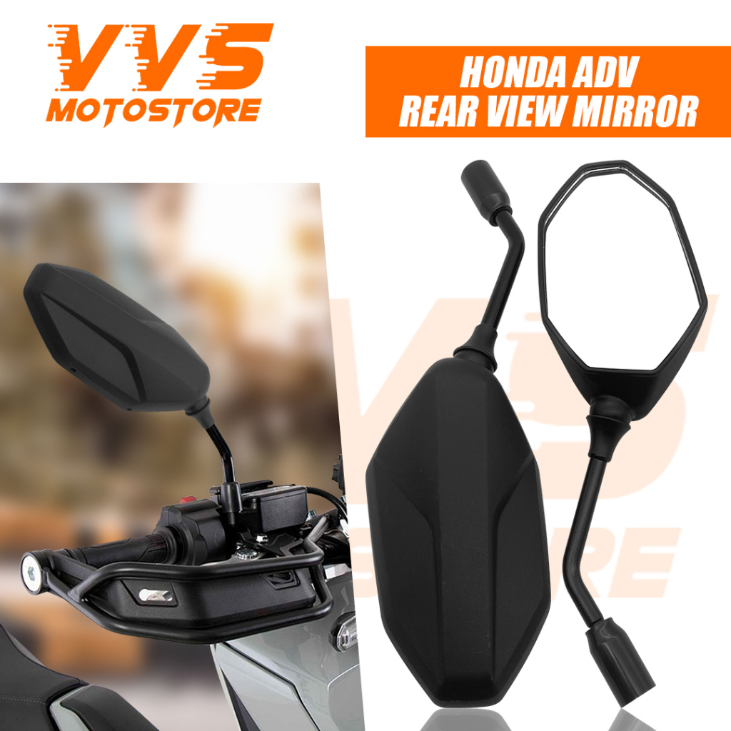 ADV Side Mirror With Universal Bracket Ultra Clear White Lens Universal ...