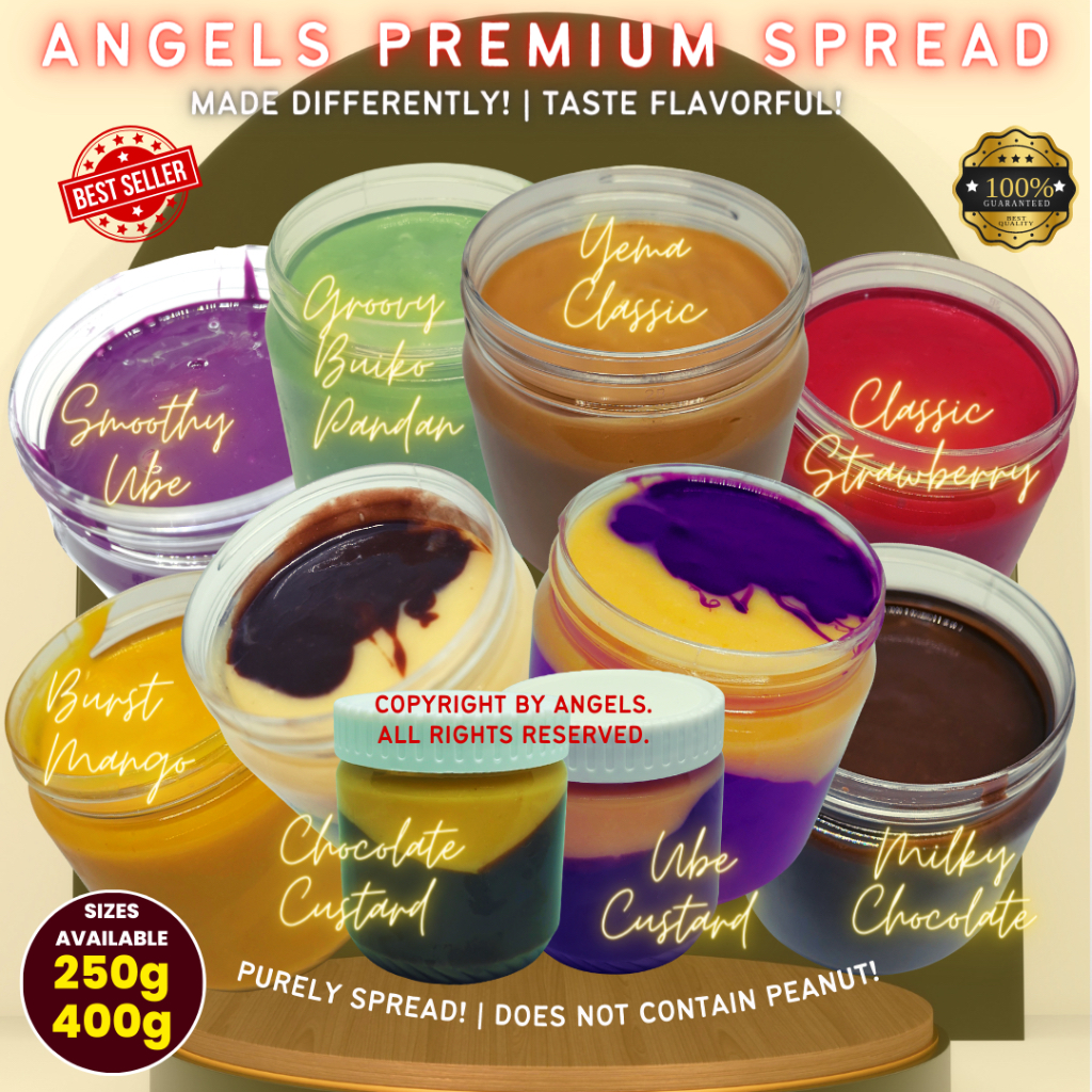 angels PREMIUM YEMA Spread 400g AND 1 KILO | Shopee Philippines