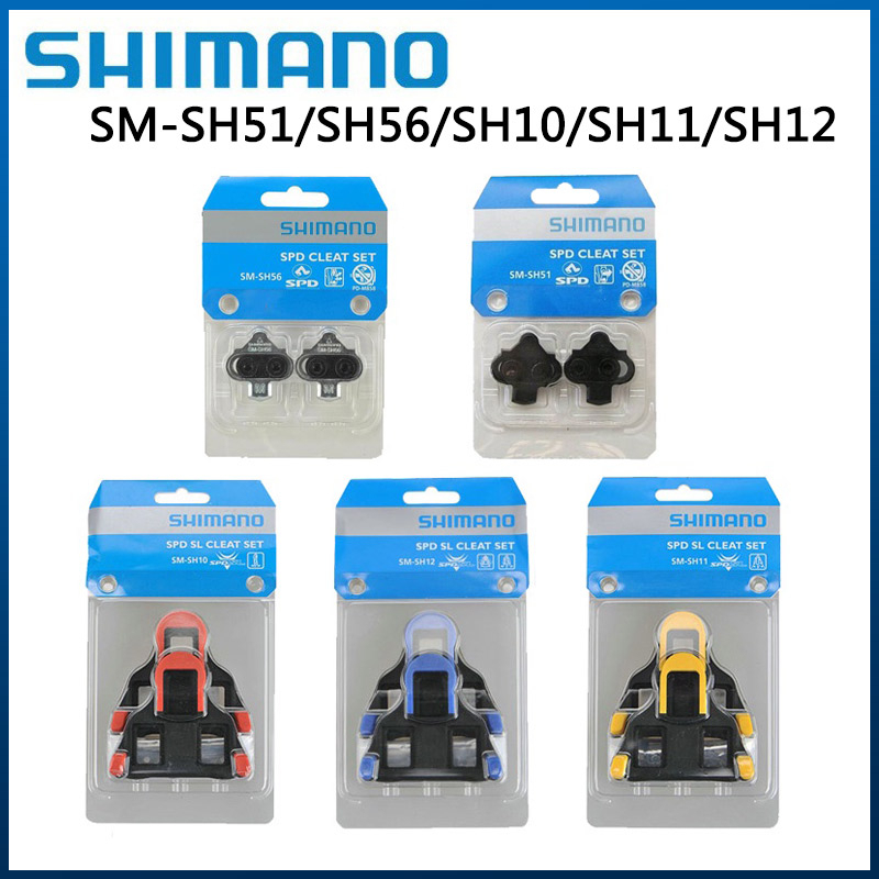 SHIMANO Road Bike SM-SH10 SH11 SH12 Pedal Cleat MTB Bicycle Cleats Original Box SH51 SH56 Shoes ...