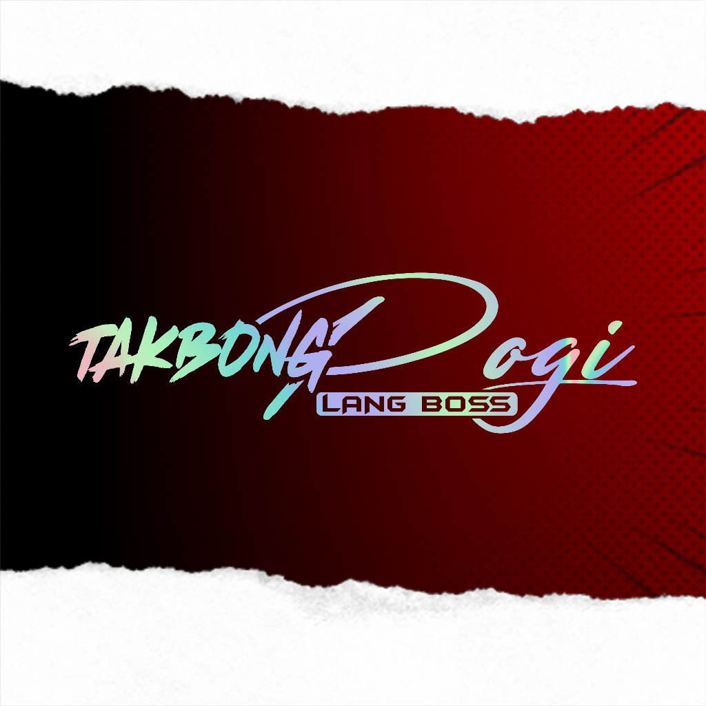 TAKBONG POGI LANG BOSS decal cutout sticker for car/motorcycle and ...