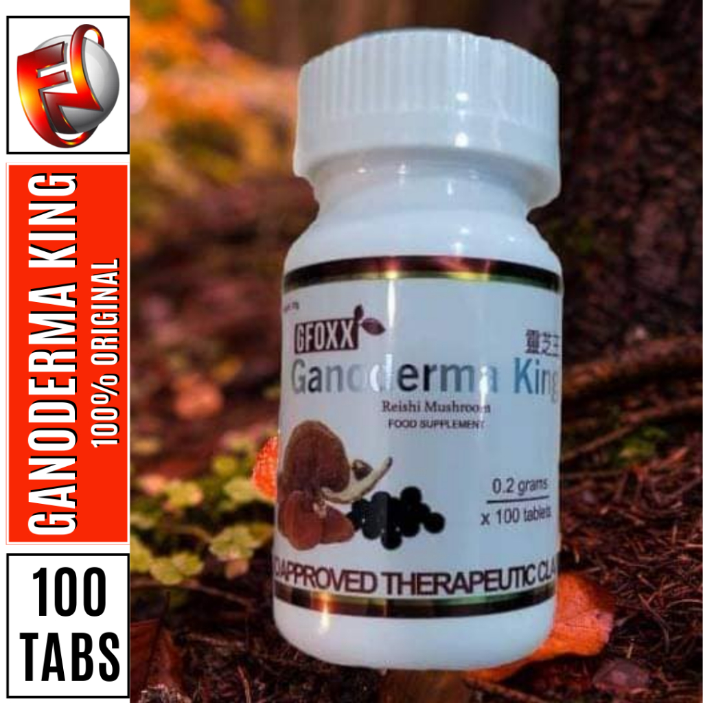 Original Ganoderma king, Reishi mushroom 100 Tablets | Shopee Philippines