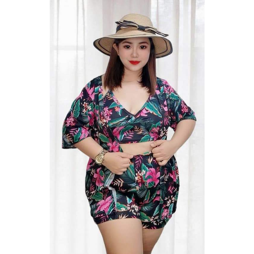 3 in 1 PLUS SIZE Floral terno | Shopee Philippines