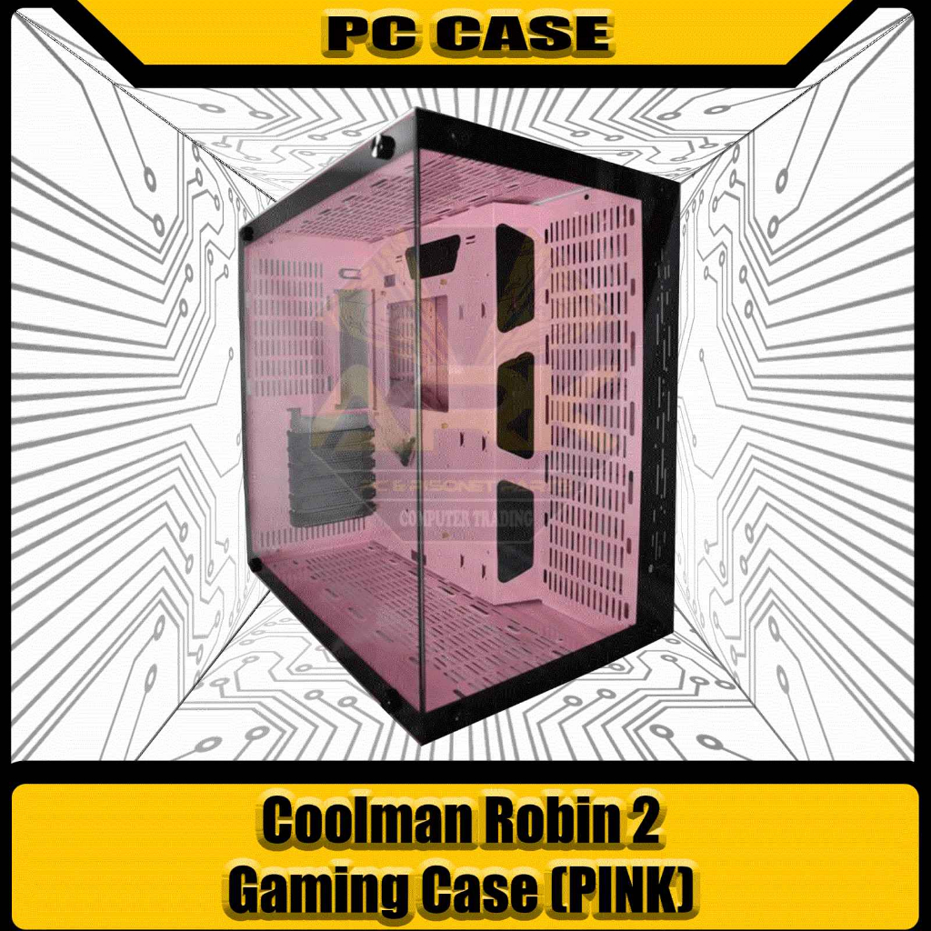 Coolman Robin 2 Gaming Case Pink | Shopee Philippines