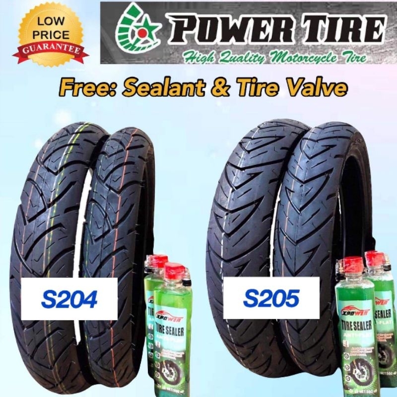POWERTIRE SIZE14 SET For 2 TIRES BRANDNEW(free sealant & pito) | Shopee Philippines