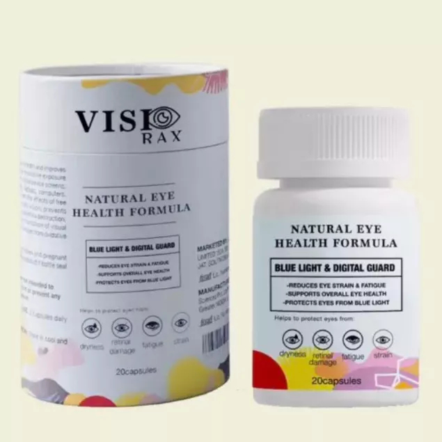 Original Visiorax 20 Capsules Natural Eye Health Formula | Shopee ...