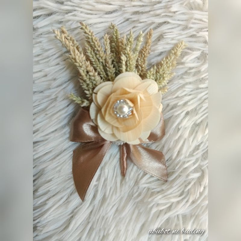 dried flowers chest corsage( with pin ) | Shopee Philippines