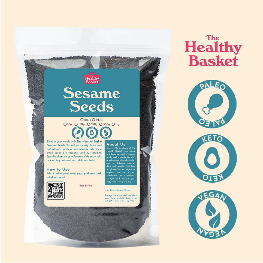 Healthy Basket Sesame Seeds / Linga (50g, 100g & 250g) | Shopee Philippines