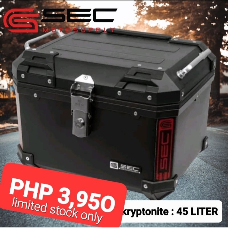 TOP BOX SEC KRYPTONITE 45 LITER | Shopee Philippines