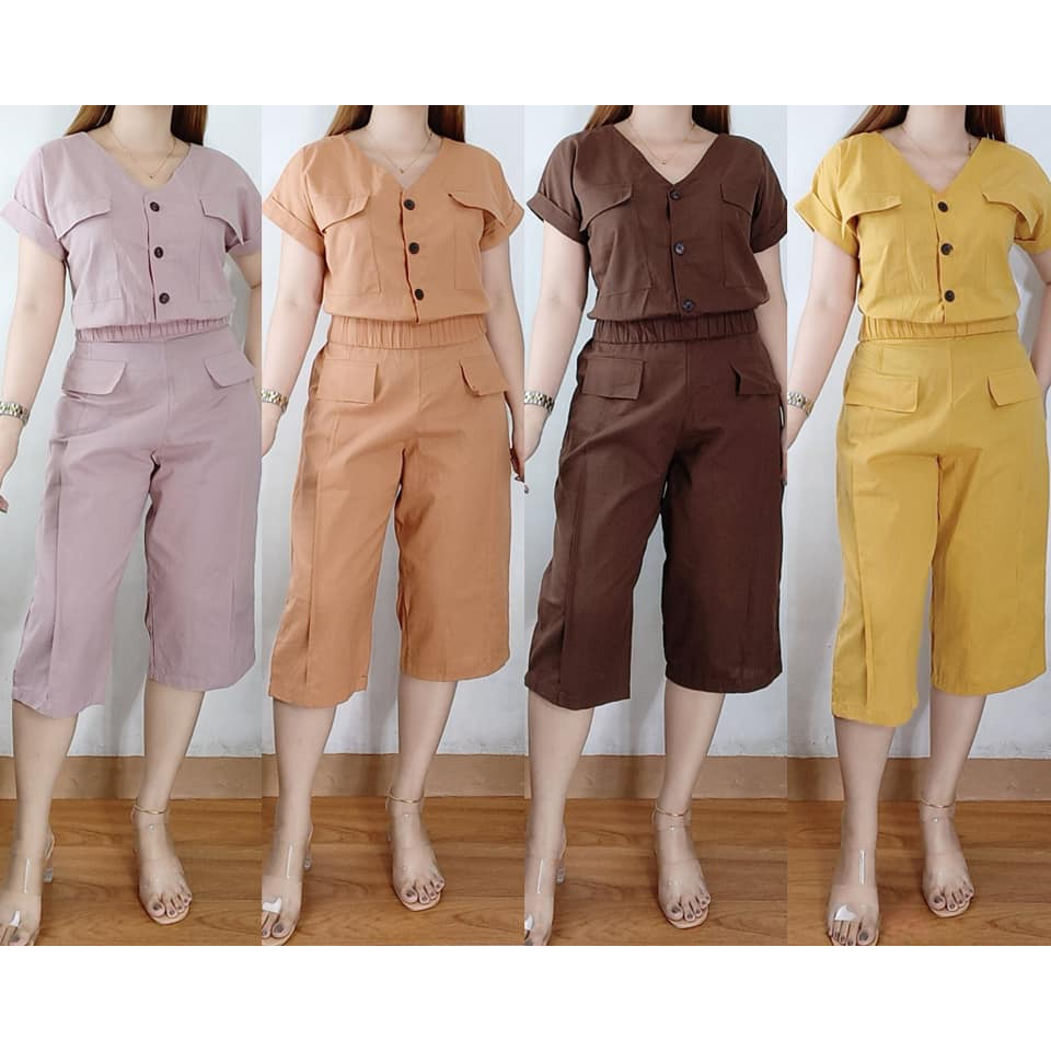 Noelle Tokong Coordinates Tops and Pants Terno Set Medium to Large ...