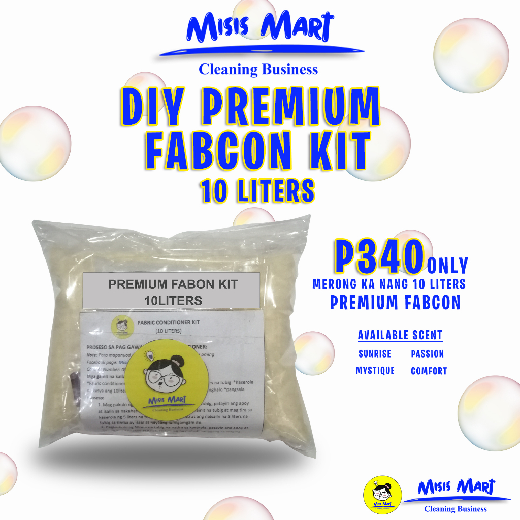 Misis Mart DIY Premium Fabcon Kit 10L Yield | Shopee Philippines