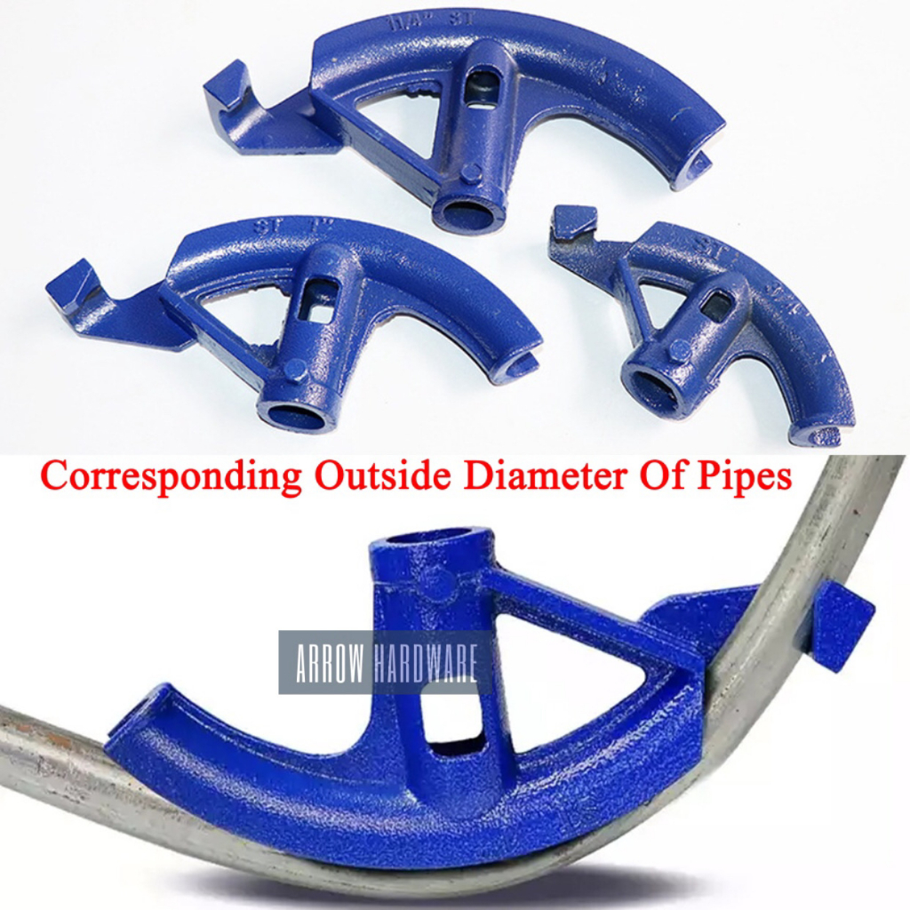 Pipe Tube Bender Portable Hand Tube Bending Tool 5/8 3/4 1 inch Manual ...
