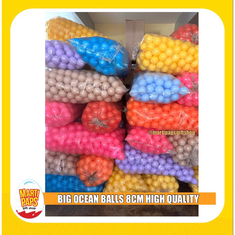 OCEAN BALLS BIG SIZE 8CM HIGH QUALITY | Shopee Philippines