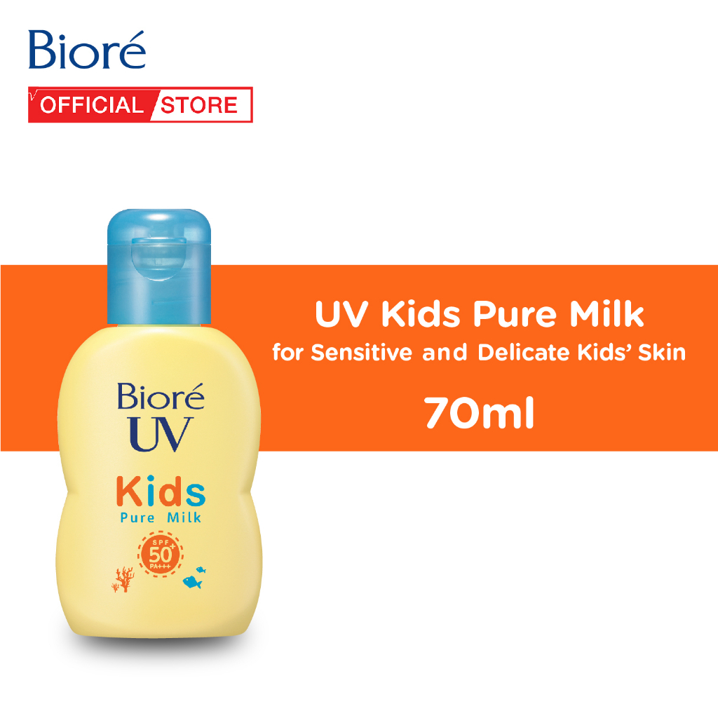 Biore UV Kids Pure Milk 70ml | Shopee Philippines