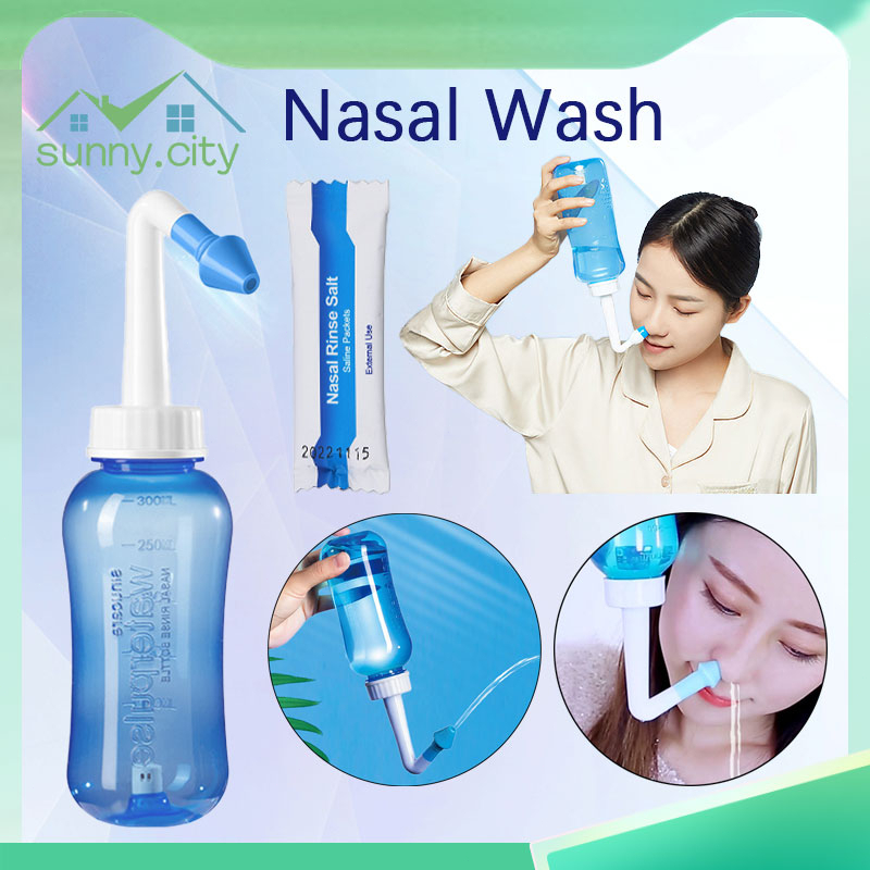 Nasal Wash Bottle Neti Pot Adults Children Nasal Wash Cleaner Neti Pot ...