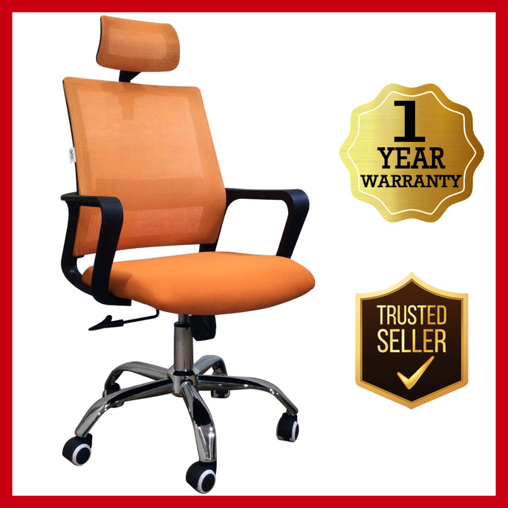 Deluxe-45 High Back Mesh Office Chair (Color: Black) | Shopee Philippines