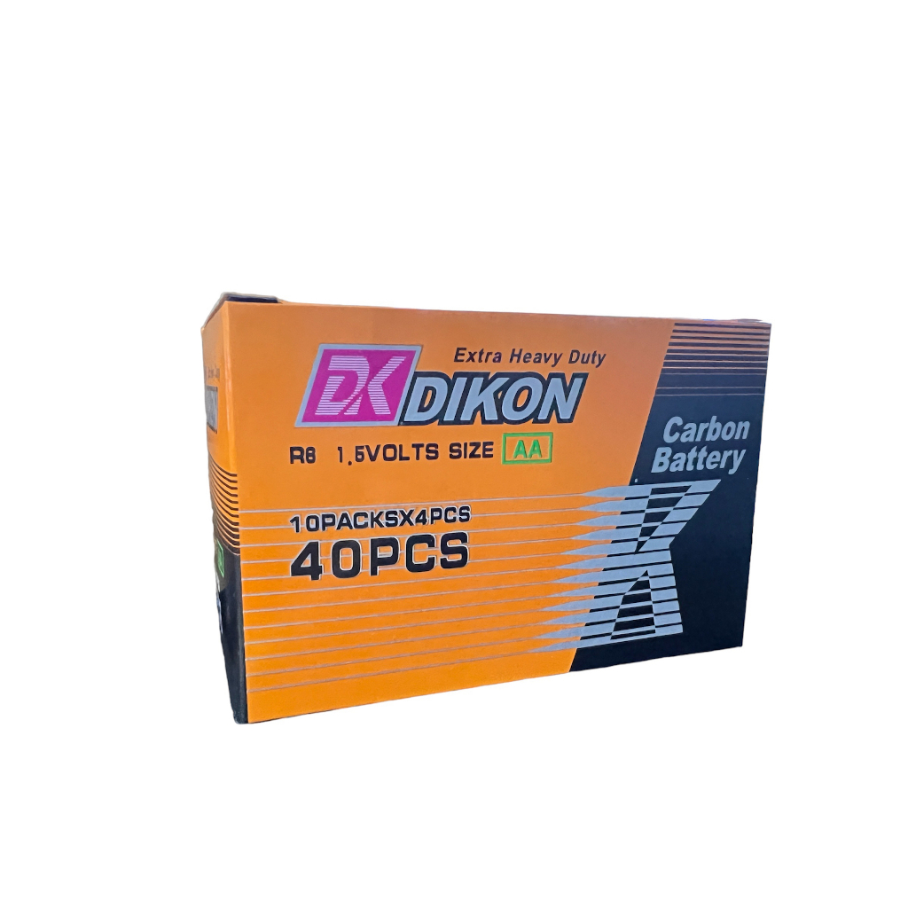 DIKON Extra Heavy Duty Battery 40PCS AA/AAA | Shopee Philippines
