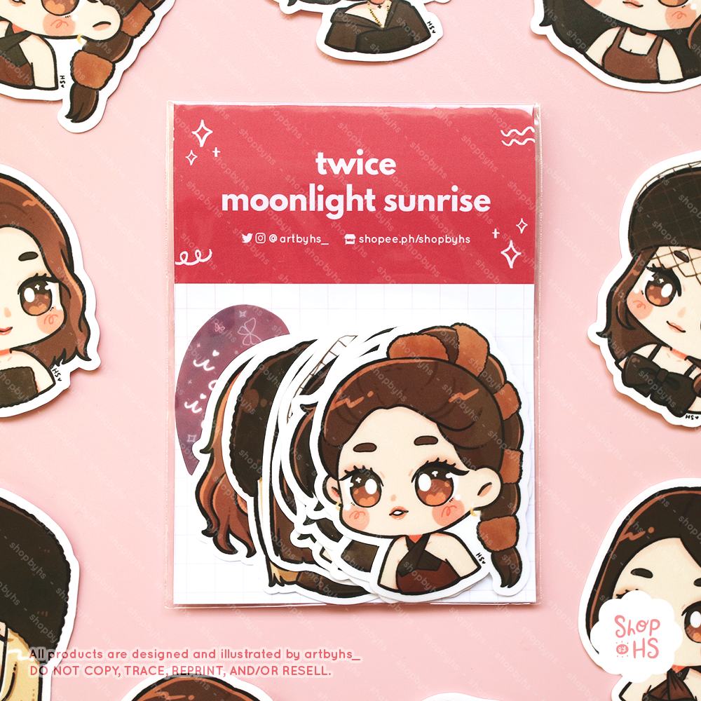 [Clearance] Twice Moonlight Sunrise Vinyl Sticker Set | Shopee Philippines