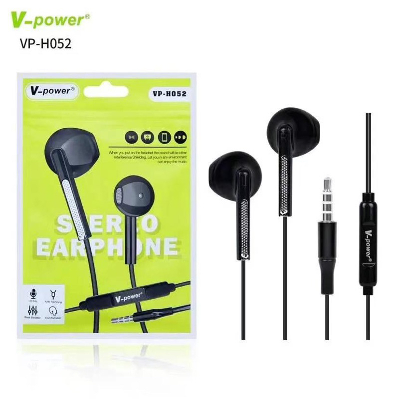Vpower VP-H052 3.5mm universal headset | Shopee Philippines