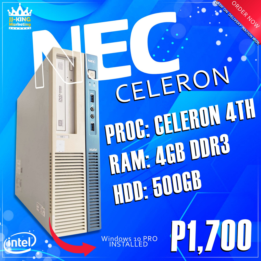 DESKTOP SYSTEM UNIT ONLY CELERON / I3 2ND / I3 3RD / I5 2ND / I5 3RD ...